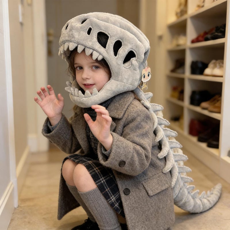 Wearable Dinosaur Skeleton Plush - Etsy