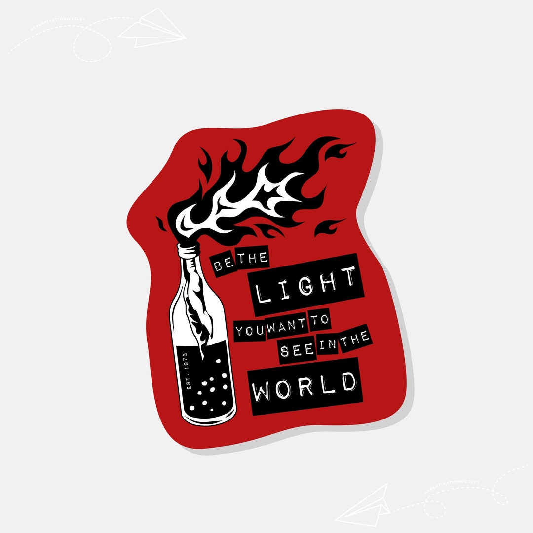 Be the Light You Want to See in the World Sticker Car Sticker Bumper ...