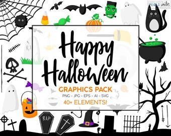 Halloween Hats Clipart, Commercial Use, Vector Graphics, Digital Clip ...