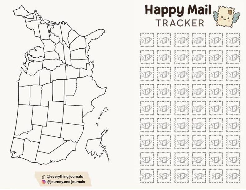 Happy Mail Swap Tracker - Etsy