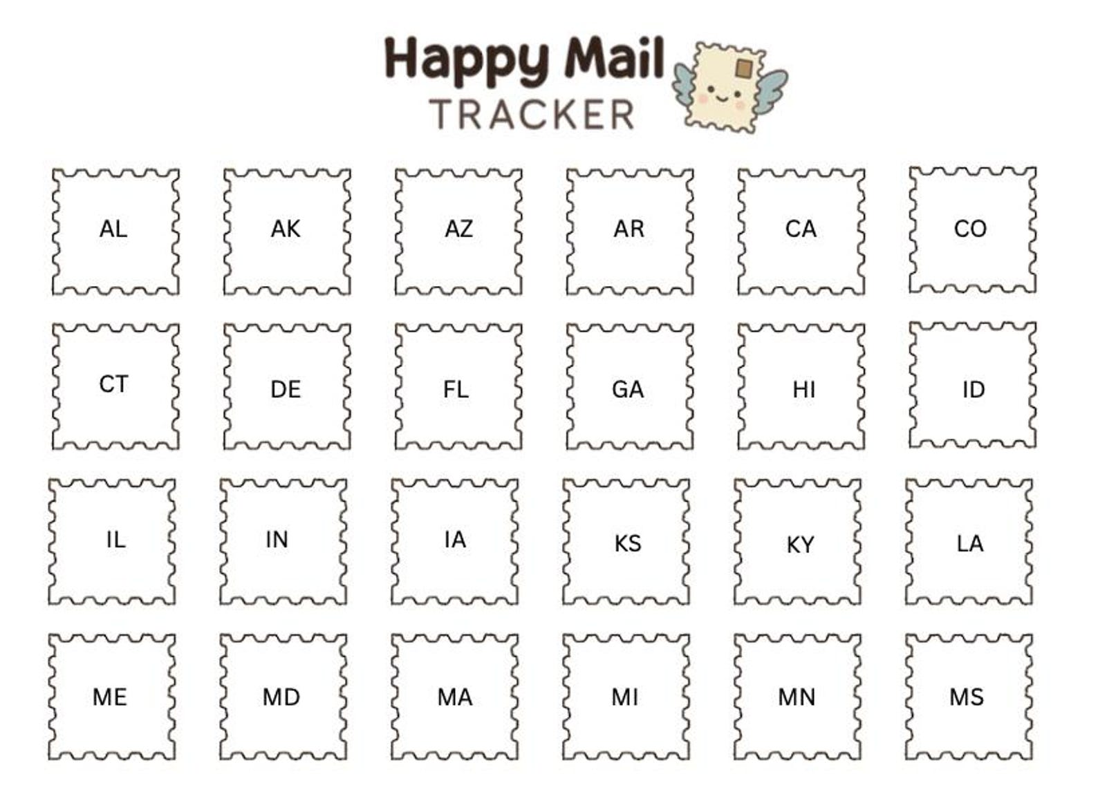 Happy Mail Swap Tracker - Etsy