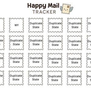 Happy Mail Swap Tracker - Etsy