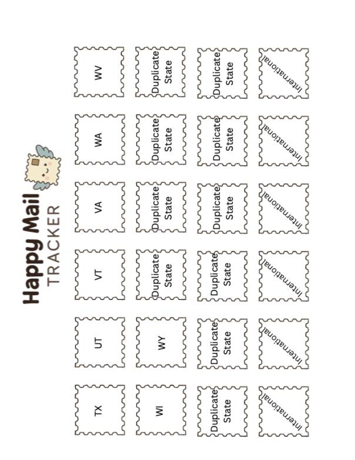 Happy Mail Swap Tracker - Etsy