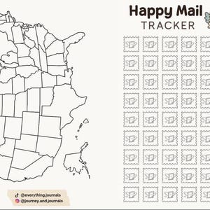 Happy Mail Swap Tracker - Etsy