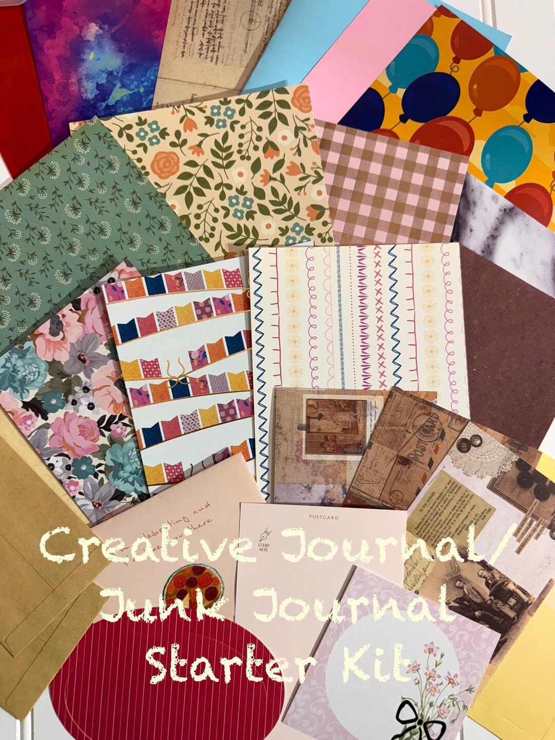 Creative Journal/junk Journal Starter Kit - Etsy