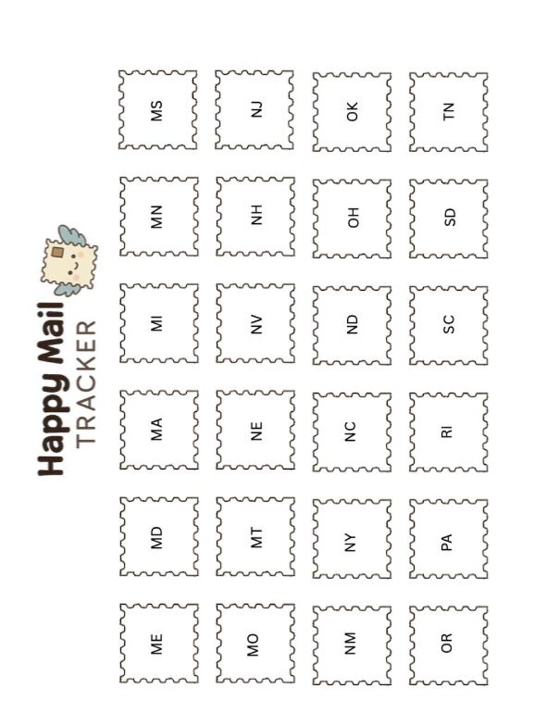 Happy Mail Swap Tracker - Etsy