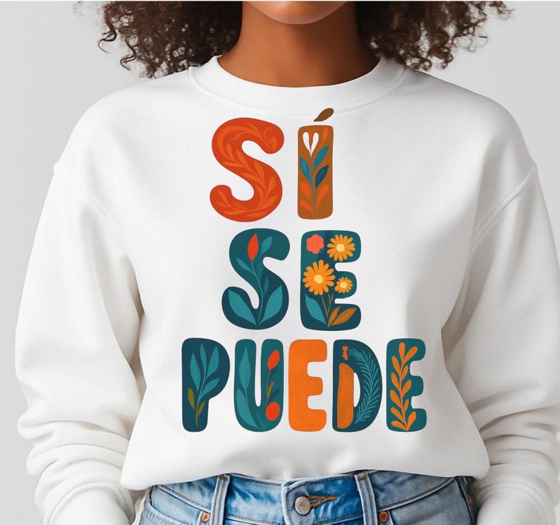 Si Se Puede Png Svg| Sublimation Shirt| Digital File for Shirt ...