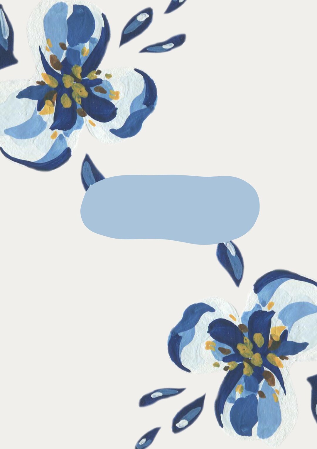 Simple Flower Goodnotes Digital Notebook Cover - Etsy
