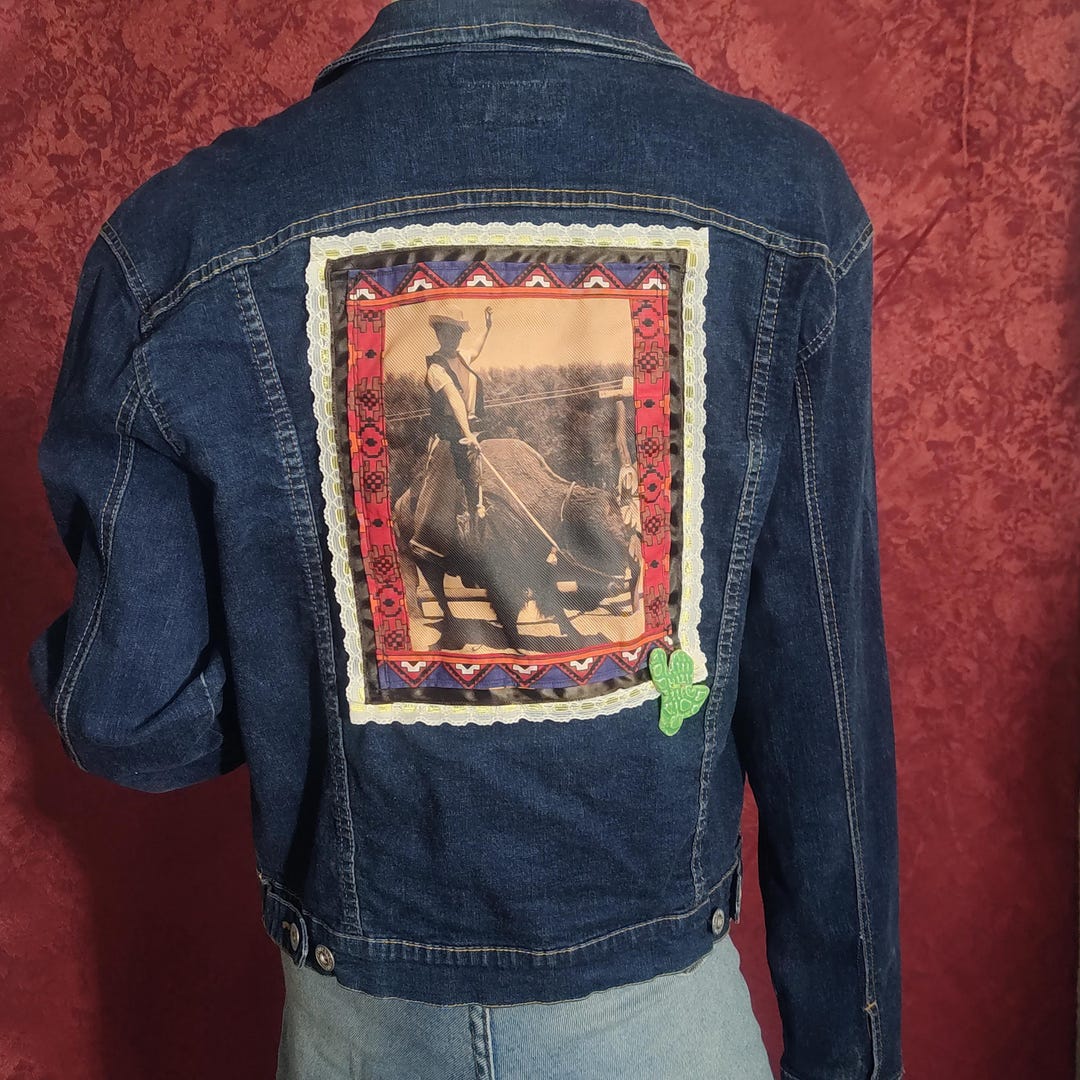 Western Jean Jacket Cowgirl Original Photography and Wearable Art ...