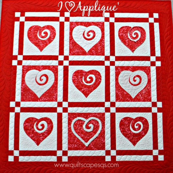 Heart Quilt Pattern - Etsy