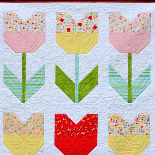 Flower Power PDF digital Quilt Pattern - Etsy