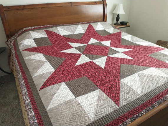 Army Star Quilt Pattern A Finish! | KatyQuilts