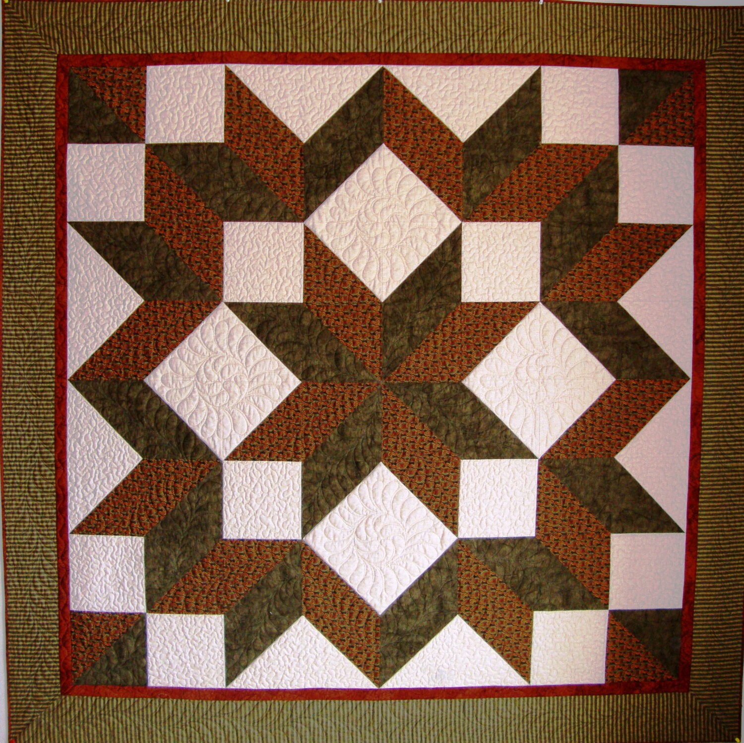 Carpenter's Star Quilt Pattern | Etsy