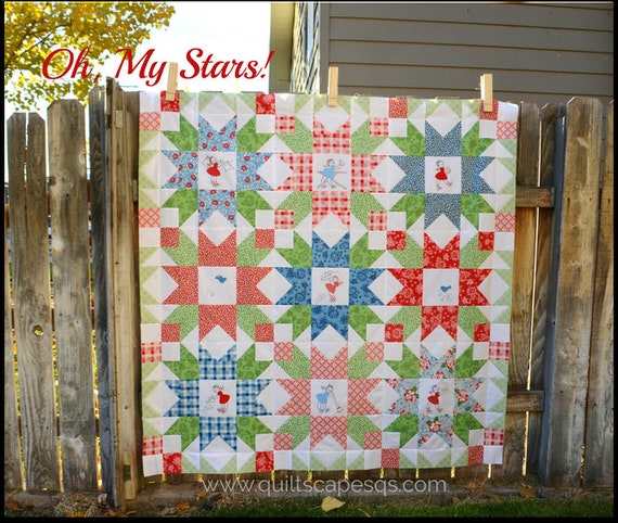 Oh My Stars & Garters Quilt Pattern - Etsy