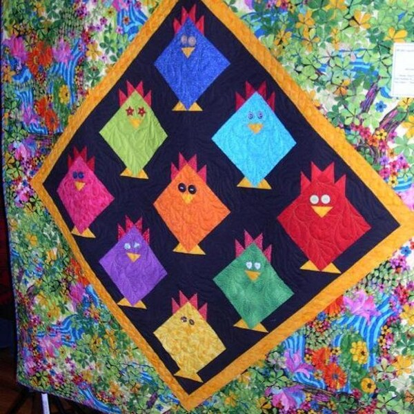 Hen Party Quilt Pattern - Etsy