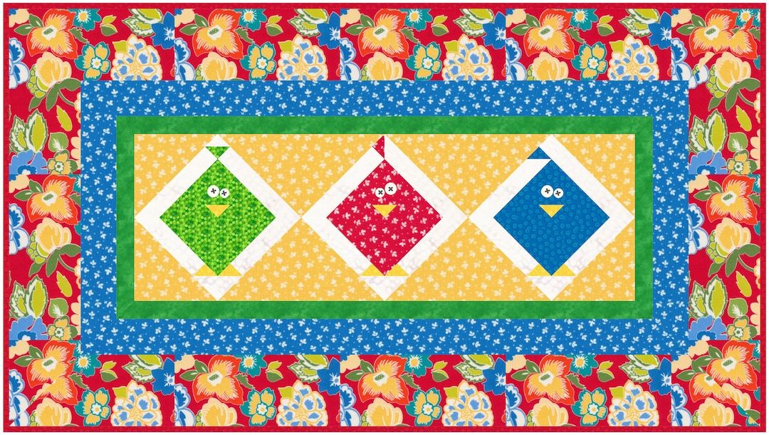 Hen Party Chicklets PDF Quilt Pattern - Etsy