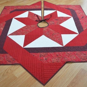 Star Weave Tree Skirt Pattern - Etsy