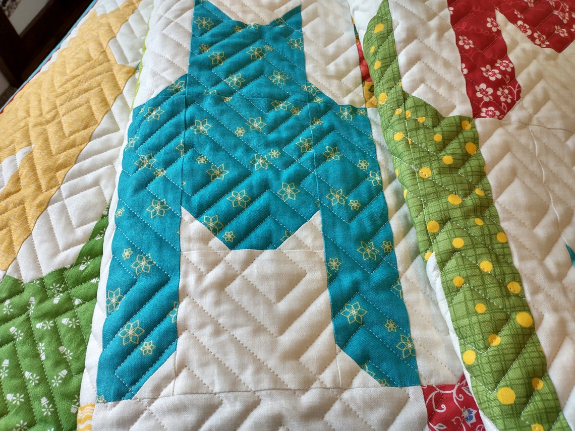 Cat Nap DIGITAL Quilt Pattern | Etsy