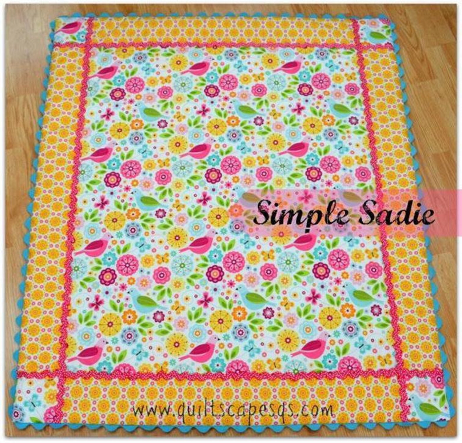 Simple Sadie ~ Modern Millie Quilt Pattern With Optional Baby Sharkie ...