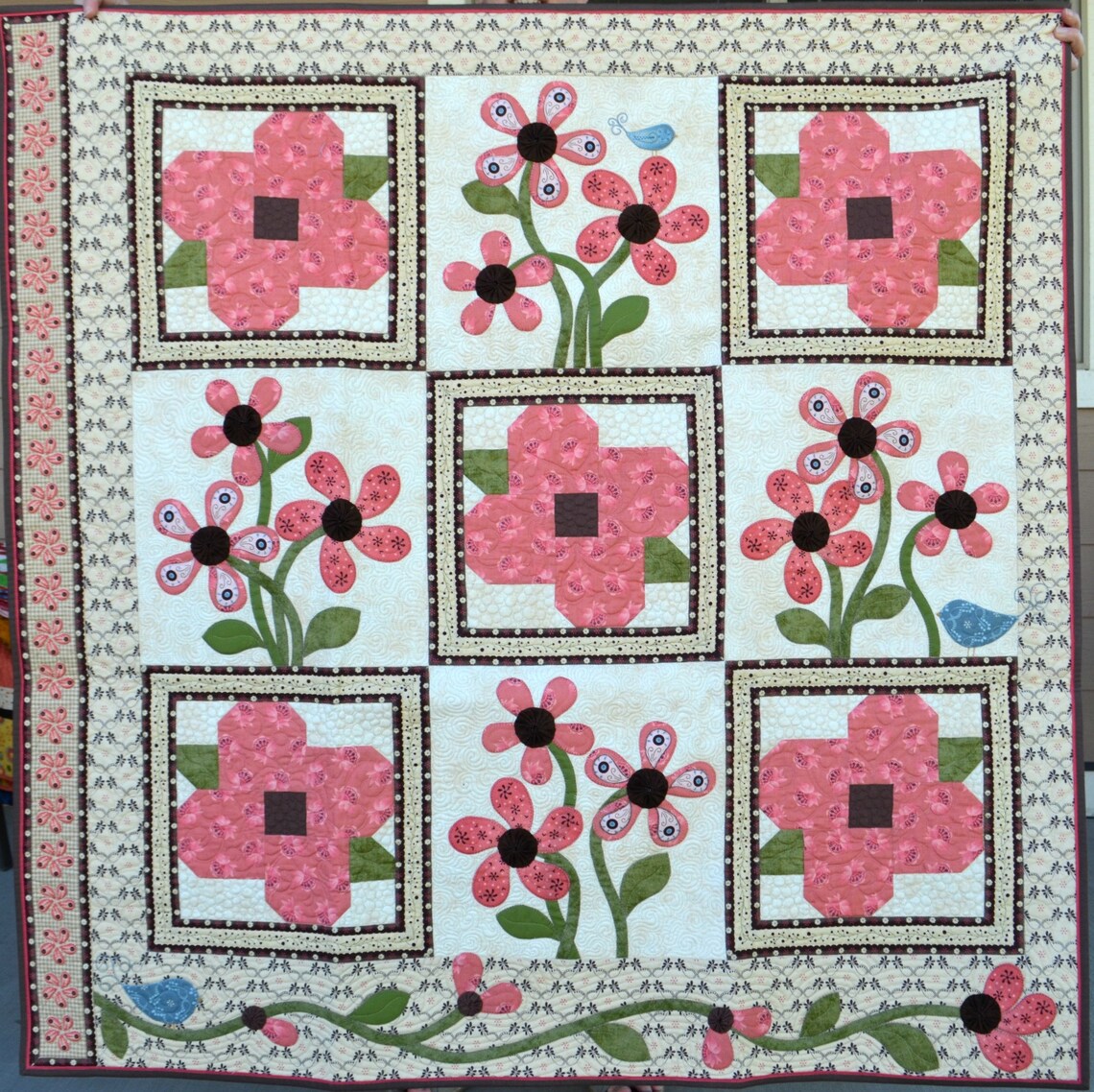 Bloomin' Posies Quilt Pattern | Etsy