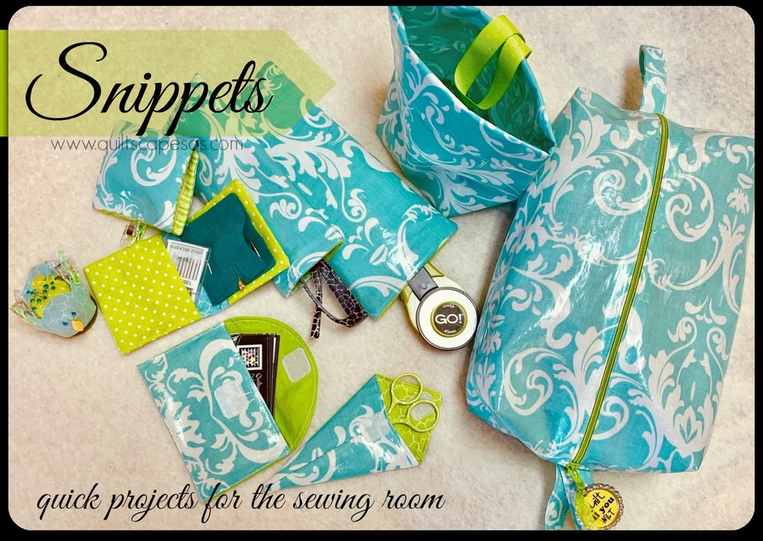 Snippets PDF Pattern for Bag and Sewing Notions. - Etsy