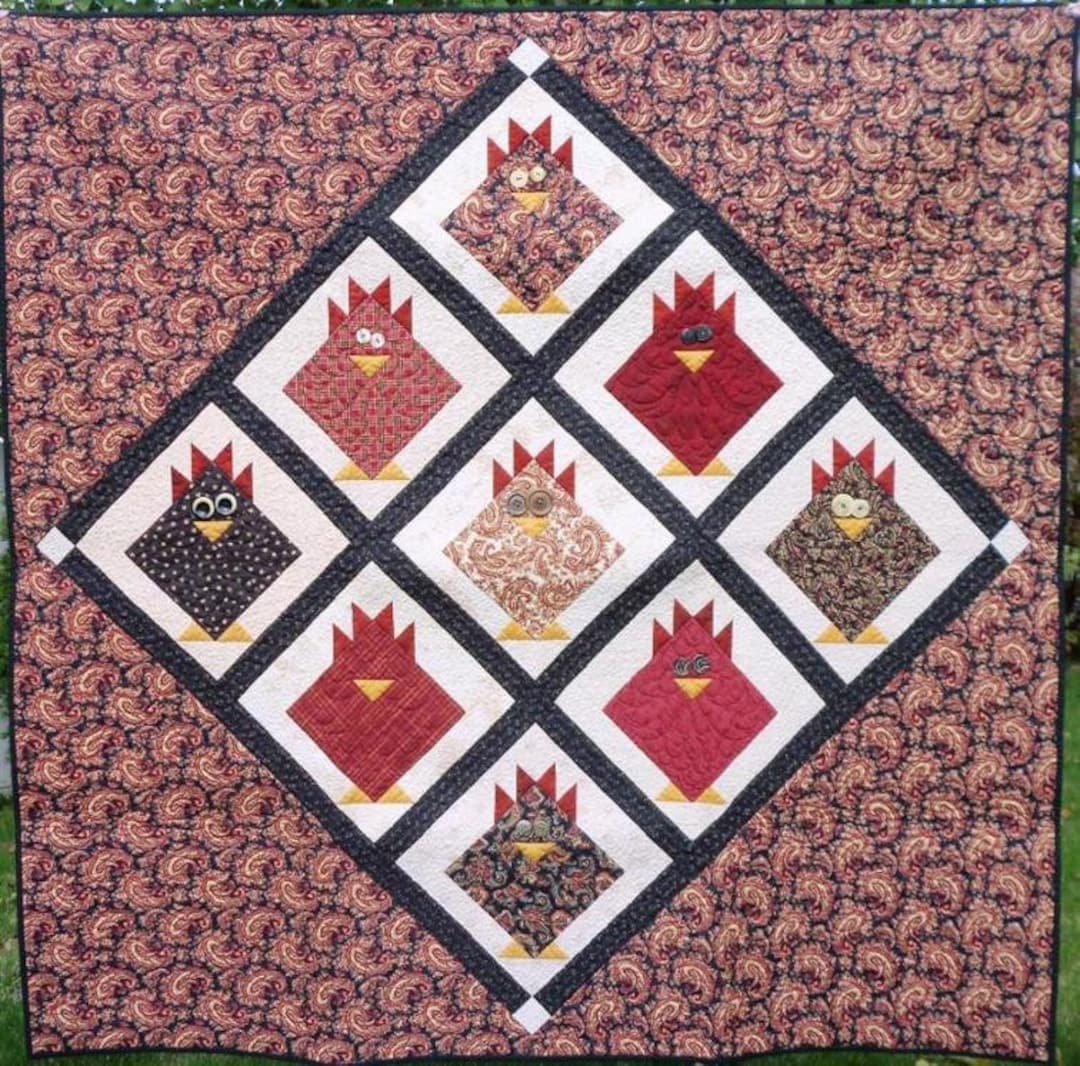 Hen Party Chicks PDF Quilt Pattern - Etsy
