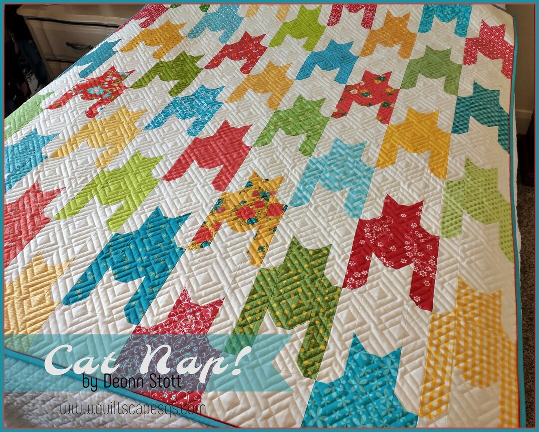 Cat Nap DIGITAL Quilt Pattern - Etsy