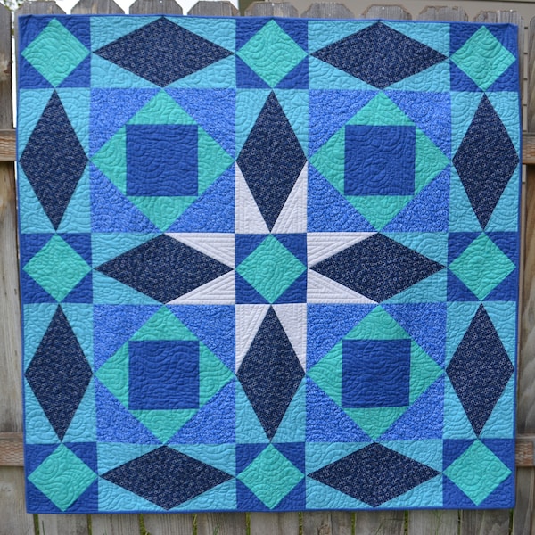 Storm at Sea Quilt Pattern - Etsy