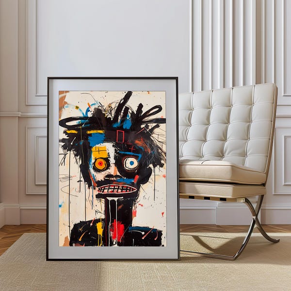 Basquiat Wall Art - Etsy