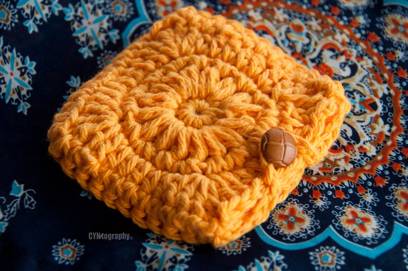 Crochet Tea Bag Cozy, Flower Pouch, Reusable Travel Tea Holder - Etsy