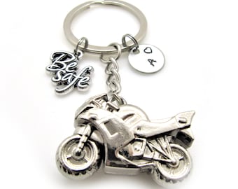 Motorcycle keychain | Etsy