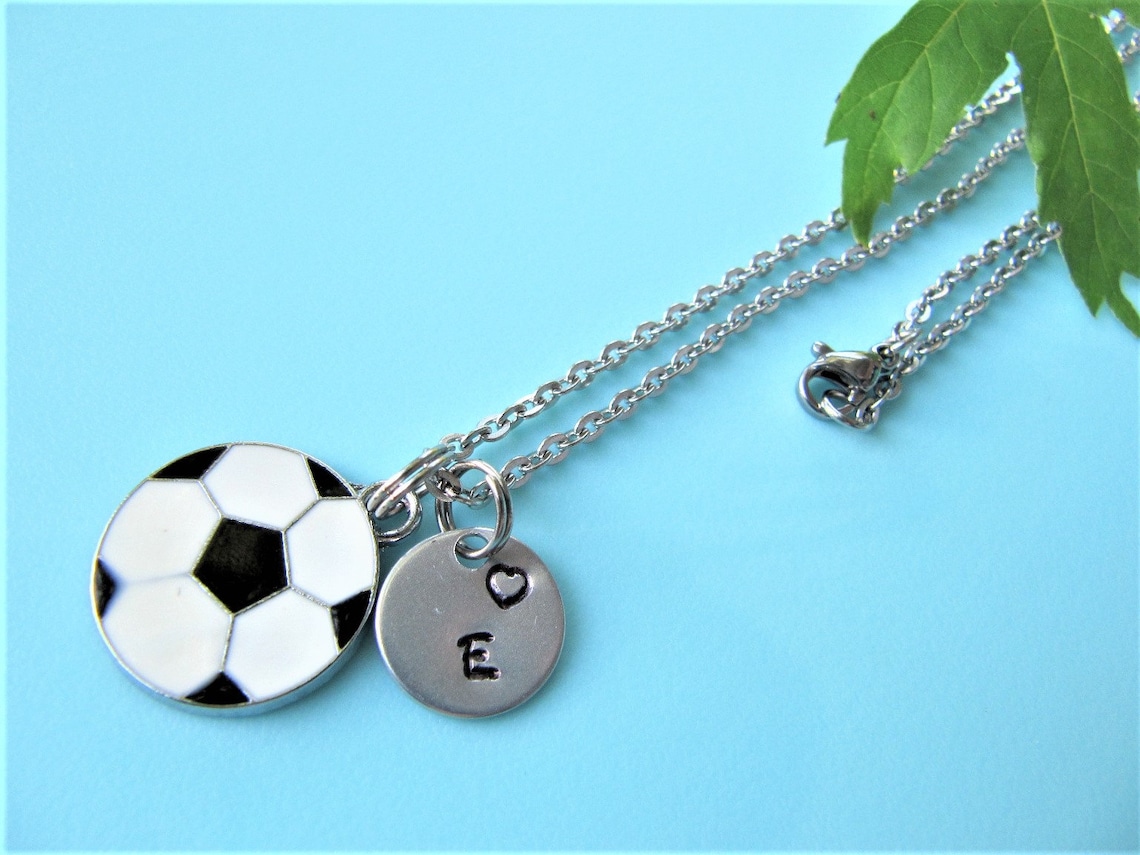Soccer Necklace Soccer Jewelry Soccer Player Gift Soccer | Etsy