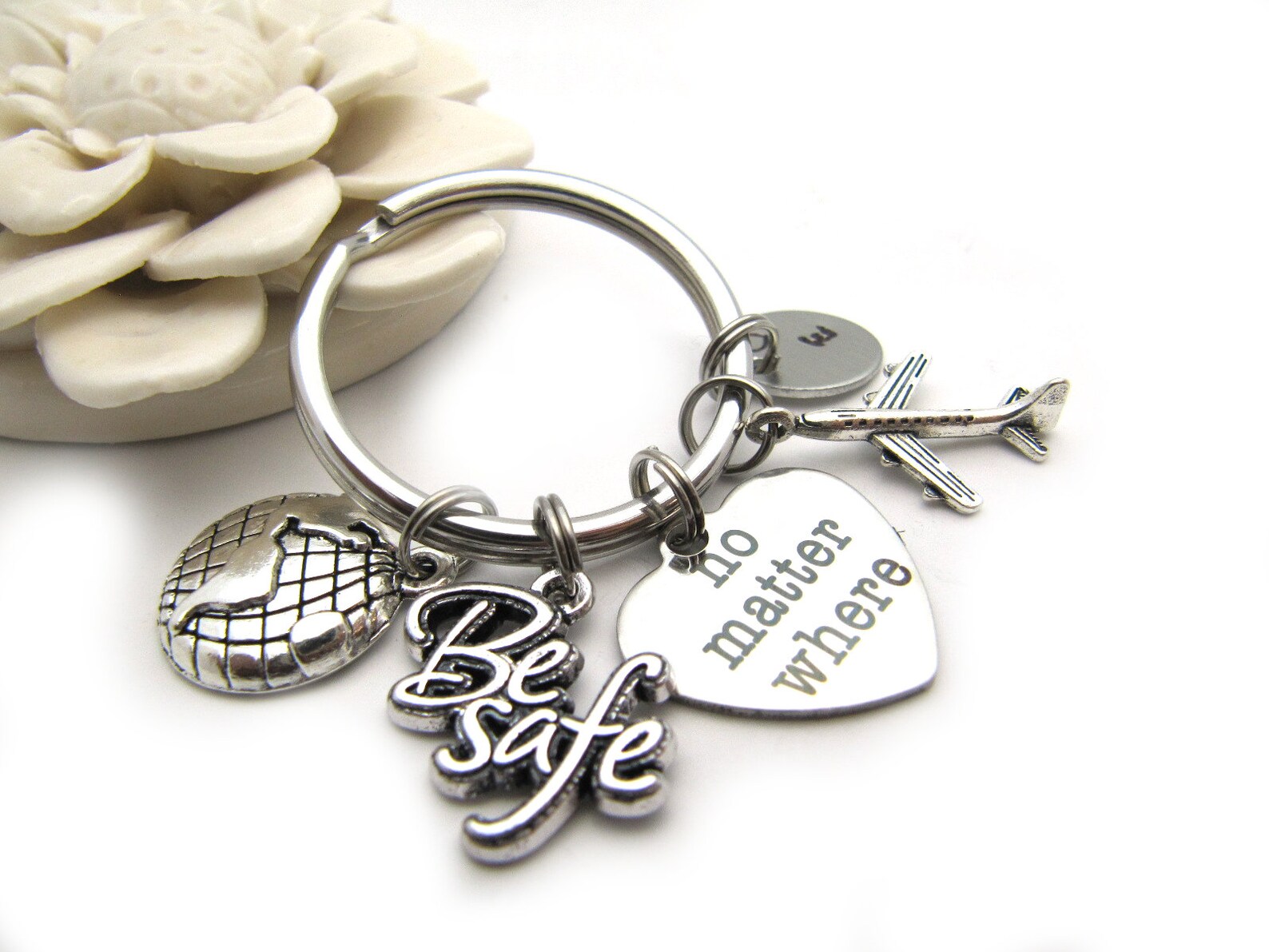 Be Safe Keychain, No Matter Where Keychain, No Matter Where Gift ...
