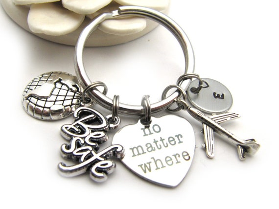 Be Safe Keychain No Matter Where Keychain No Matter Where | Etsy