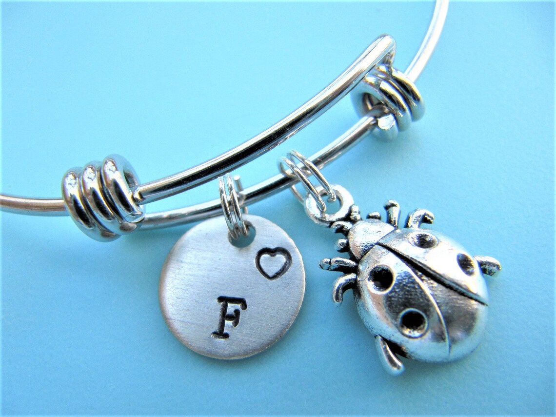 Ladybug Bracelet Ladybug Charm Bracelet Ladybug Jewelry | Etsy