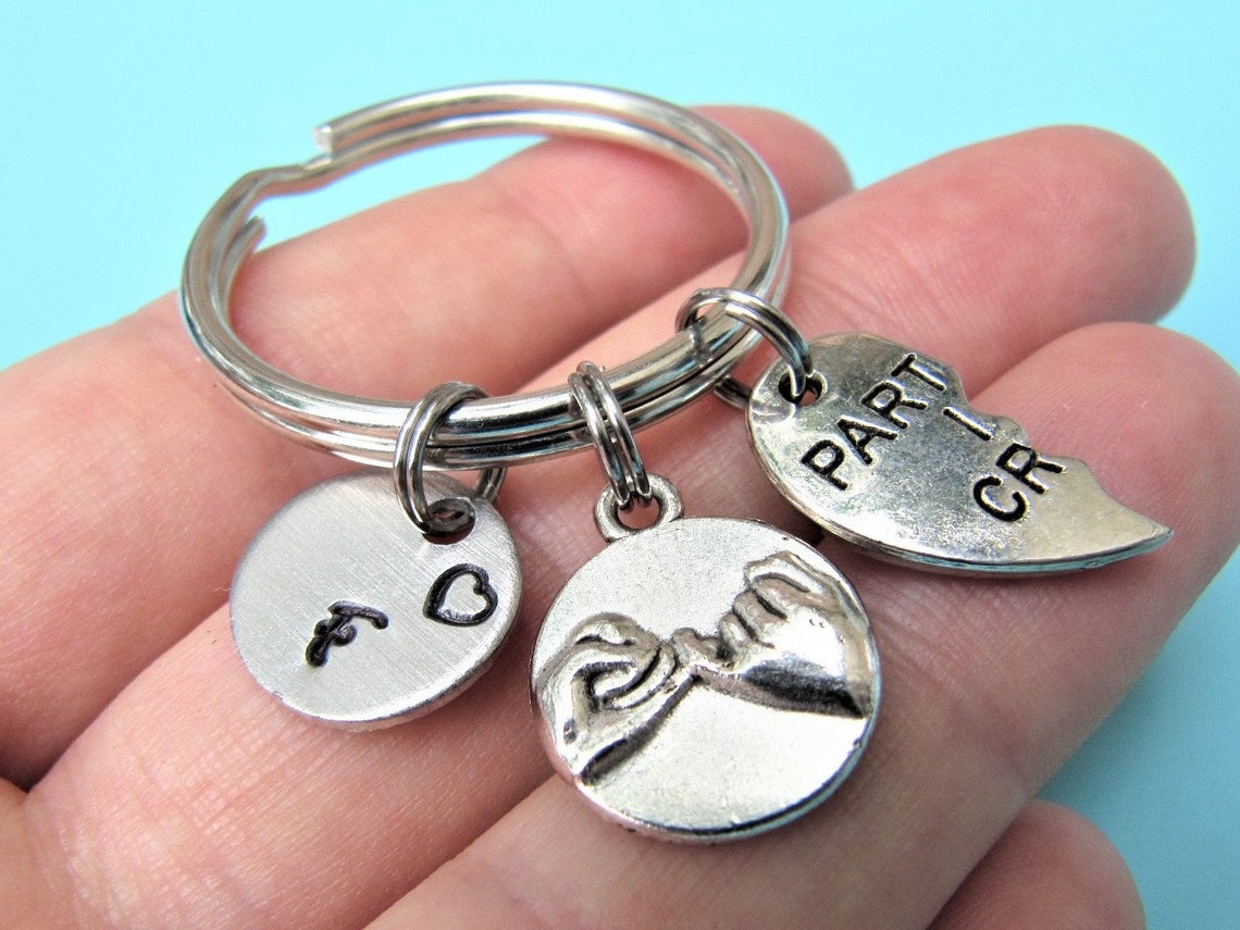 Partners in Crime Keychains Best Friend Gifts Pinky Swear - Etsy