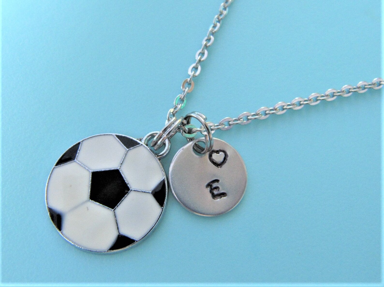 Soccer Necklace Soccer Jewelry Soccer Player Gift Soccer | Etsy