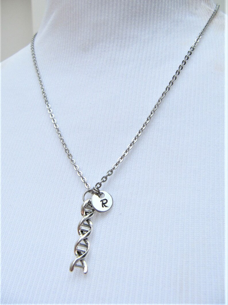DNA Necklace Friendship Necklace Double Helix Necklace DNA - Etsy