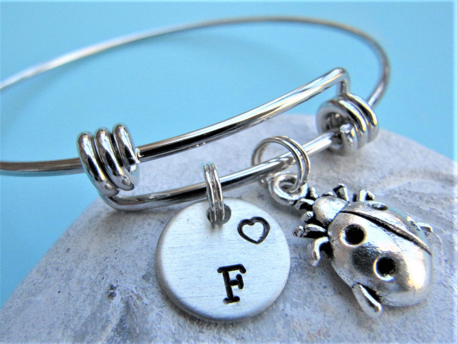 Ladybug Bracelet Ladybug Charm Bracelet Ladybug Jewelry | Etsy