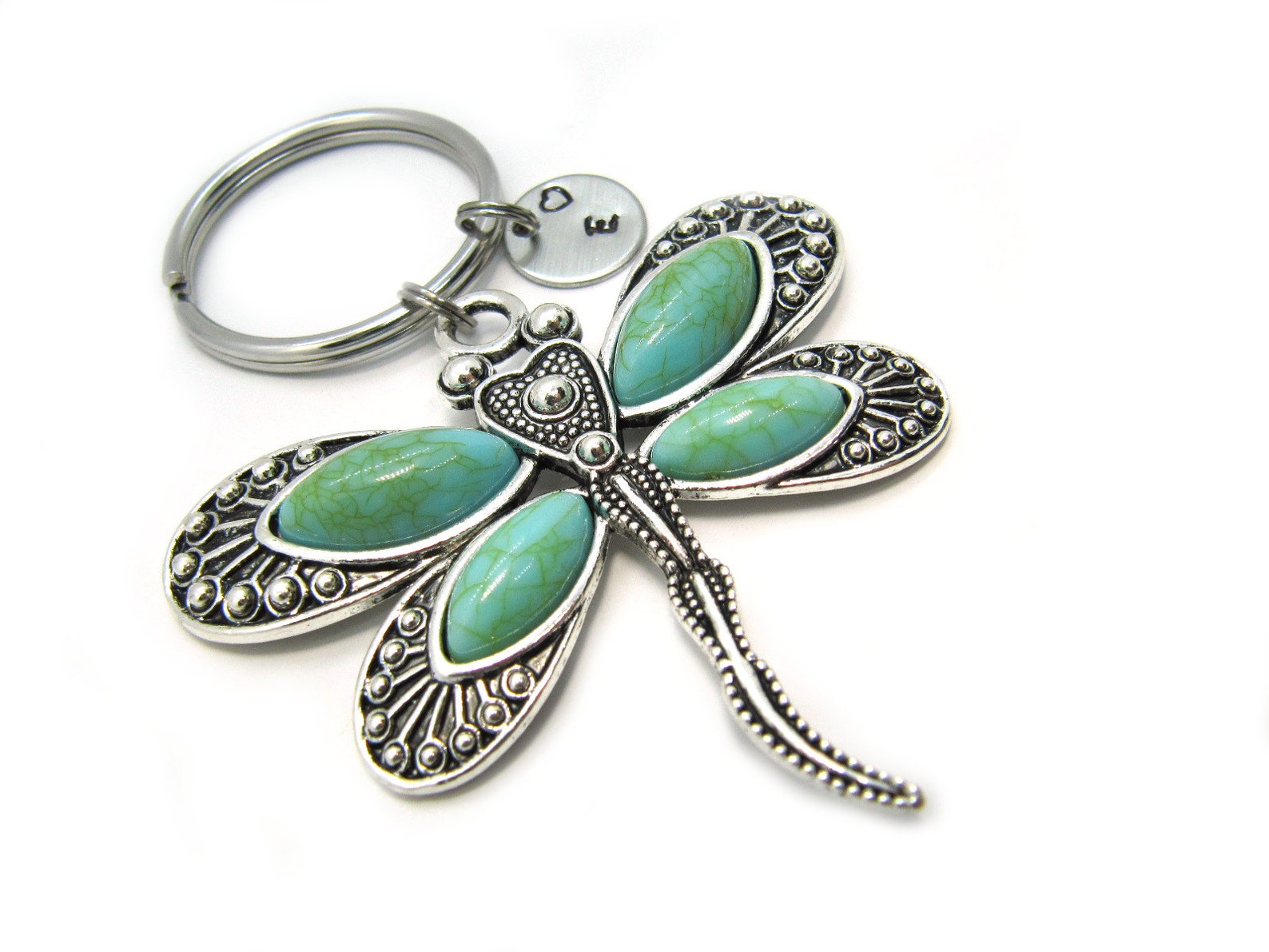 Large Dragonfly Keychain Dragonfly Charm Keychain Dragonfly | Etsy