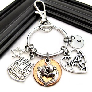 Personalized Sweet 16 Birthday Keychain, Sweet 16 Keychain, 16th ...