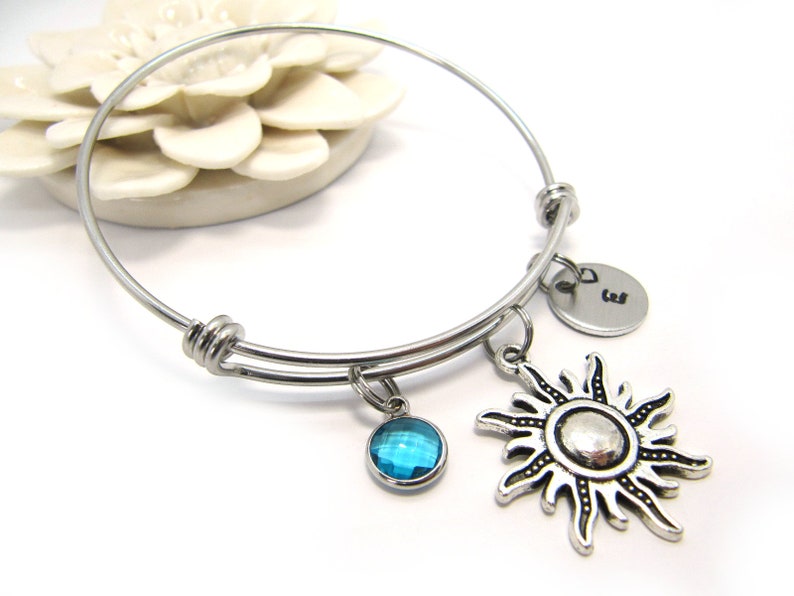 Personalized Sun Bracelet Sun Jewelry Sun Lover Gift Sun | Etsy