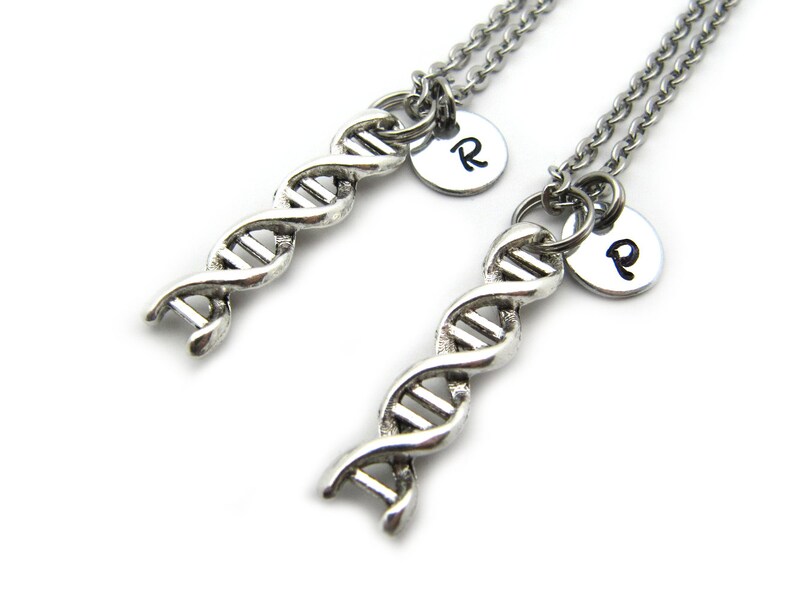 DNA Necklace Friendship Necklace Double Helix Necklace DNA - Etsy