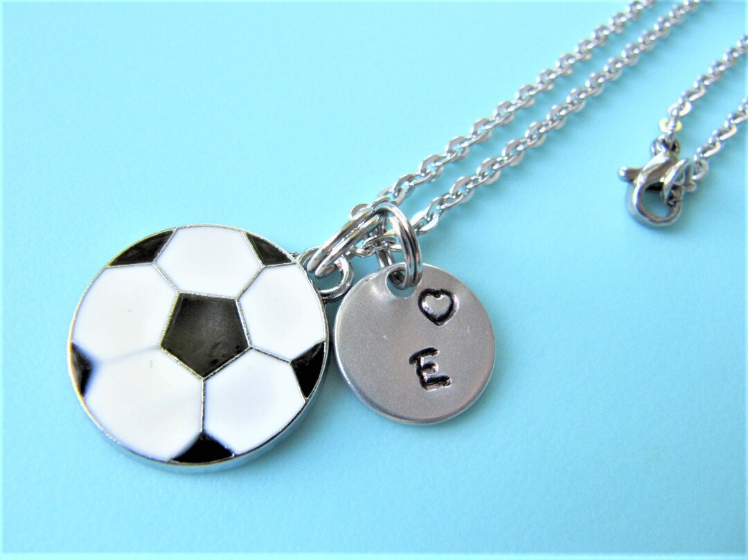 Soccer Necklace, Soccer Jewelry, Soccer Player Gift, Soccer Jewelry ...