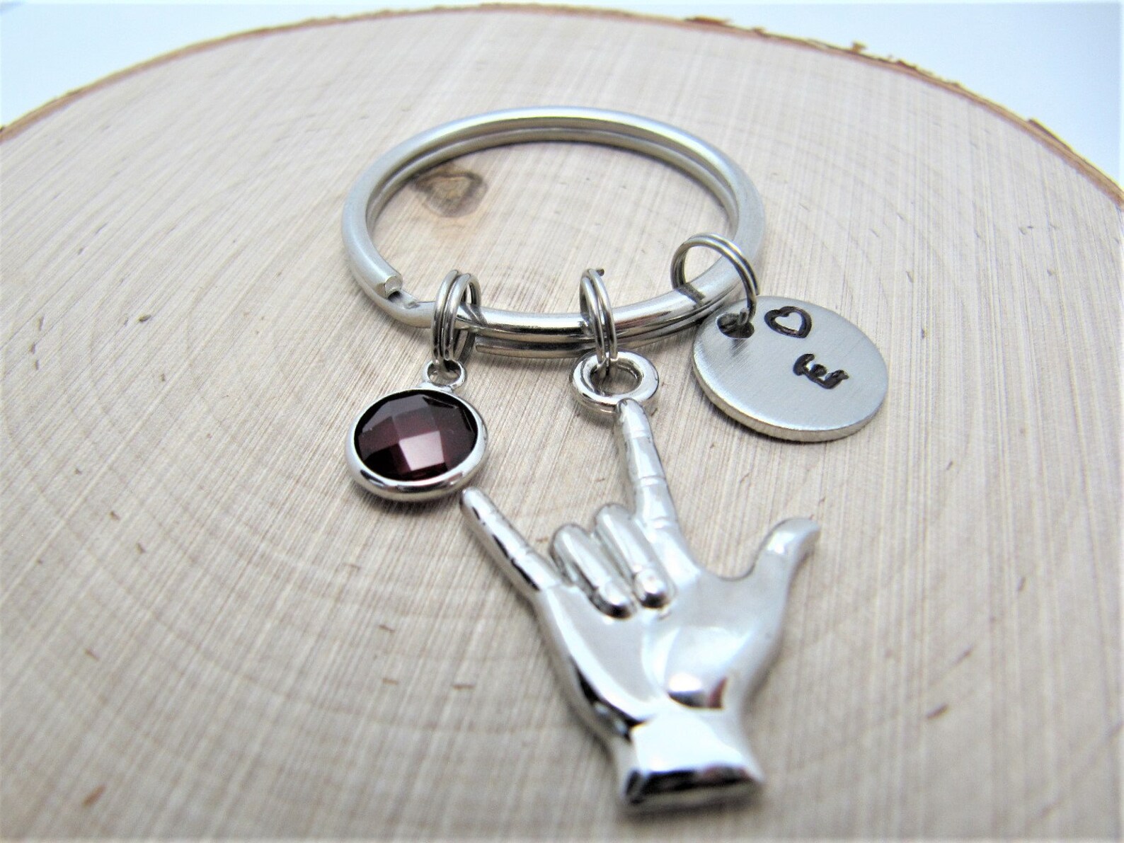 Sign Language ASL Keychain I Love You Sign Language ASL - Etsy