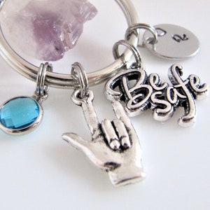 Be Safe I Love You Keychain, Be Safe Key Ring, Be Safe Gift, Cute ...