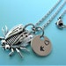 Fly Charm Necklace Fly Insect Necklace Fly Jewelry Insect - Etsy