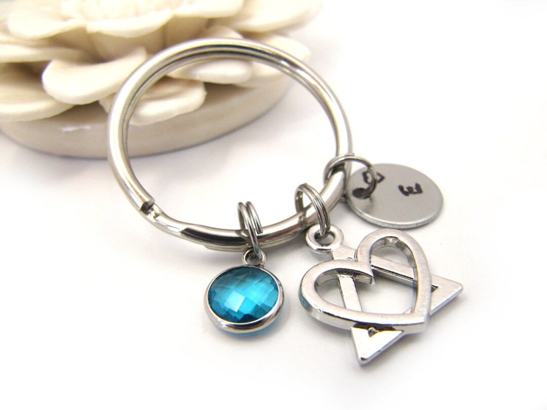 Personalized Adoption Keychain, Adoption Jewelry, Adoption Symbol ...