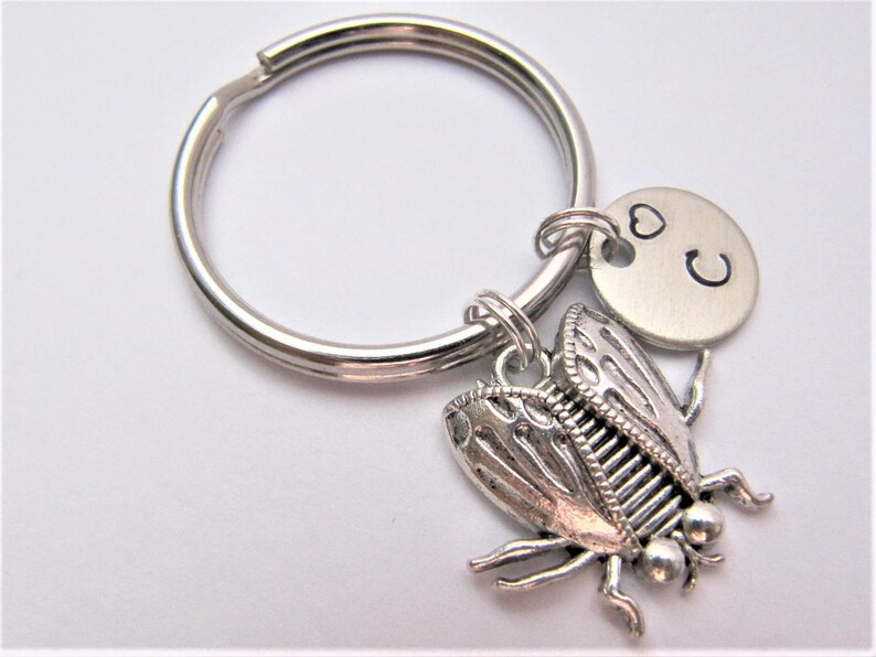 Fly Keychain Fly Charm Insect Keychain Personalized - Etsy