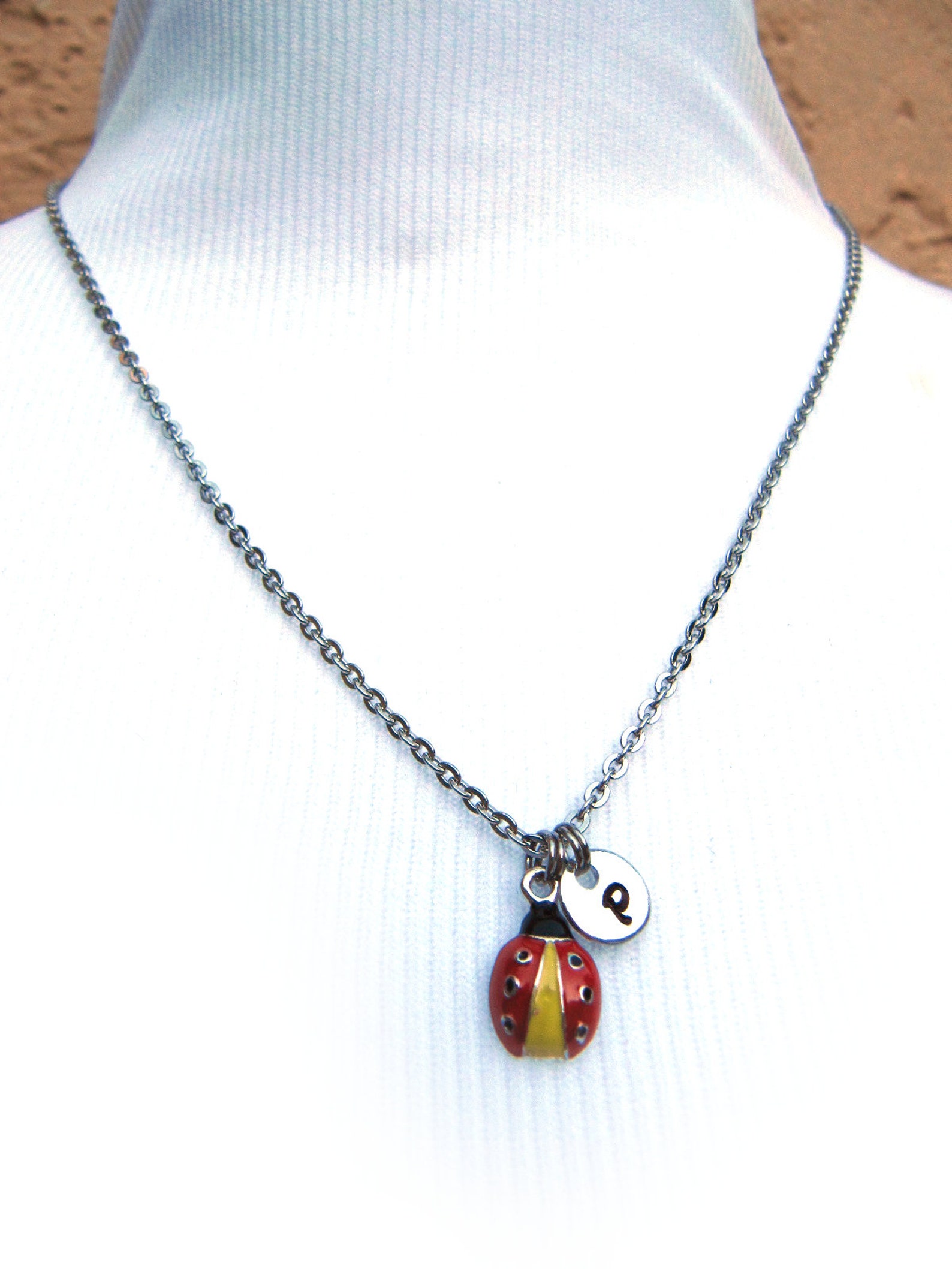 Ladybug Necklace Ladybug Pendant Ladybug Jewelry Ladybug - Etsy